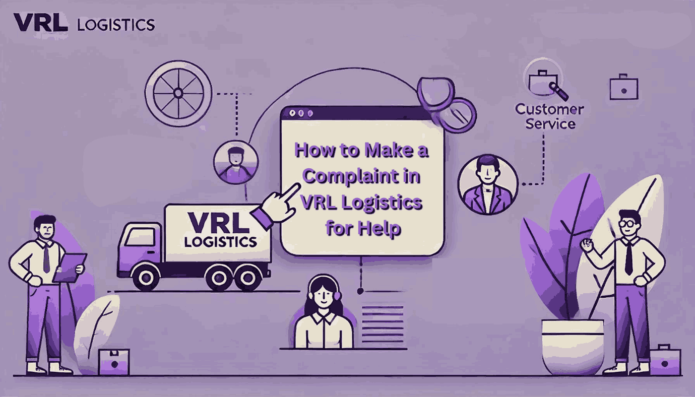How to raise a complaint in VRL logistics for help?