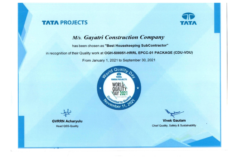 Gayatri Construction Copmany , Gujarat - Industrial Plants | Tata nexarc